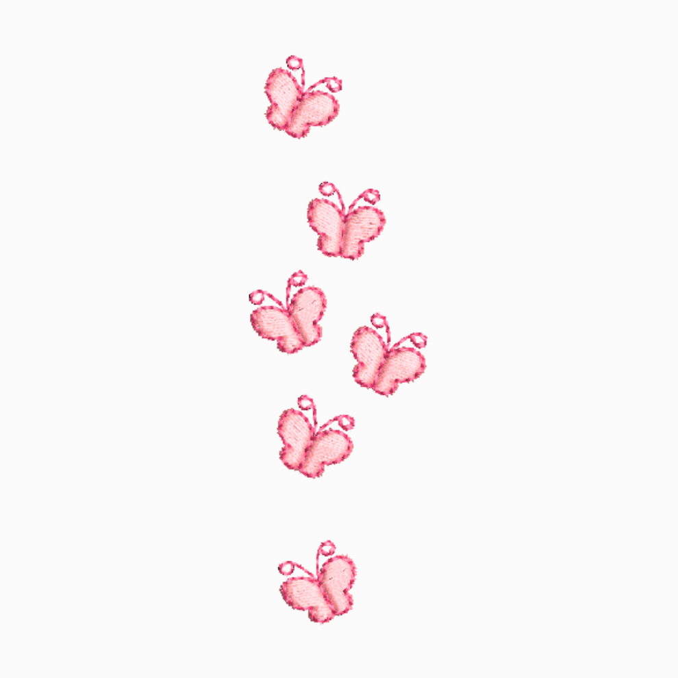 Miniature Butterflies Machine Embroidery Design – Stitches & Strokes