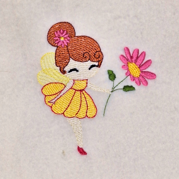 Fairy Machine Embroidery Design – Stitches & Strokes